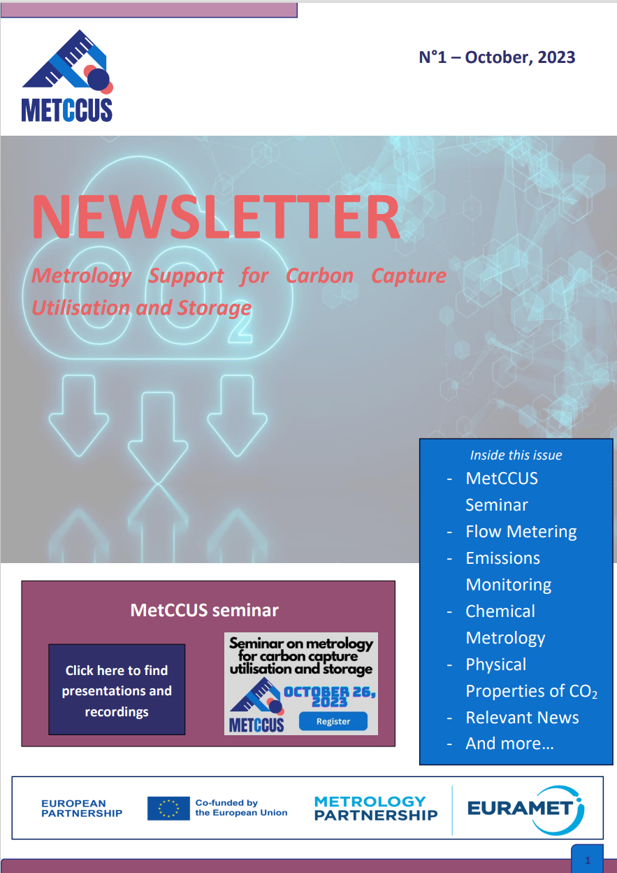 MetCCUS Newsletter Issue 1 - MetCCUS